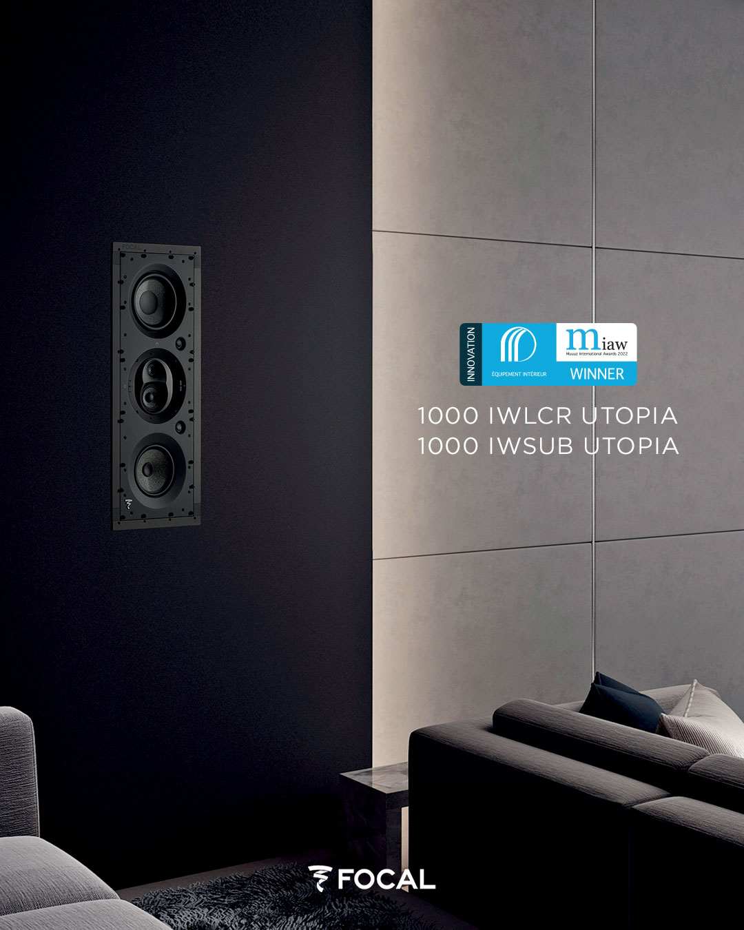 MIAW Innovation Award 2022: 2 mẫu loa Focal 1000 IWLCR Utopia và 1000 ...